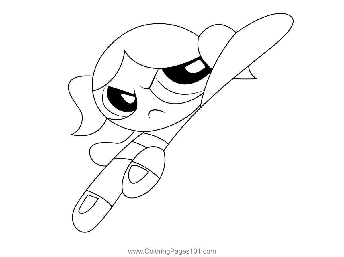 Powerpuff Girls Coloring Page for Kids - Free The Powerpuff Girls ...