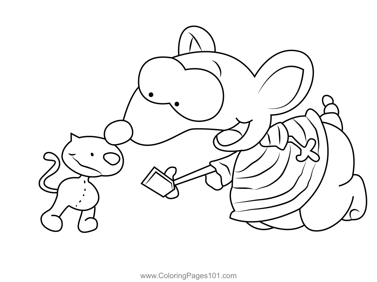 Toopy With Binoo Coloring Page for Kids - Free Toopy and Binoo ...