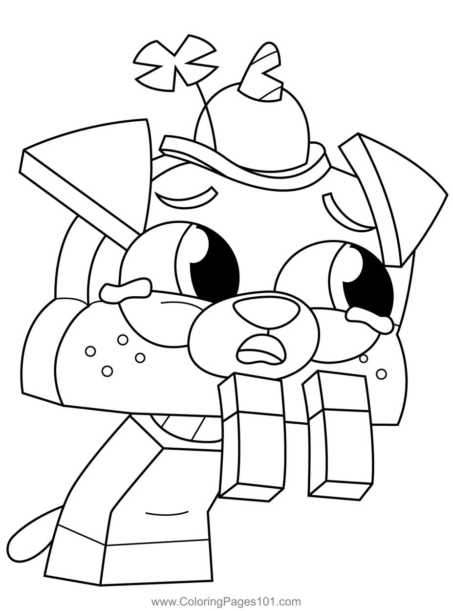 Gluppycorn Unikitty Coloring Page for Kids - Free Unikitty! Printable ...