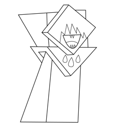 Master Misery Unikitty Coloring Page for Kids - Free Unikitty ...