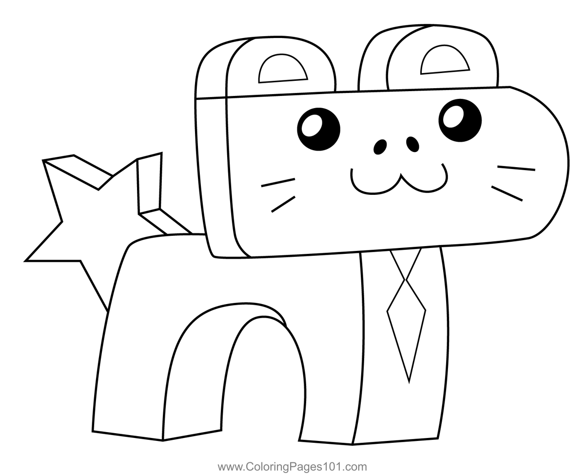 Unikitty Coloring Sheet Free