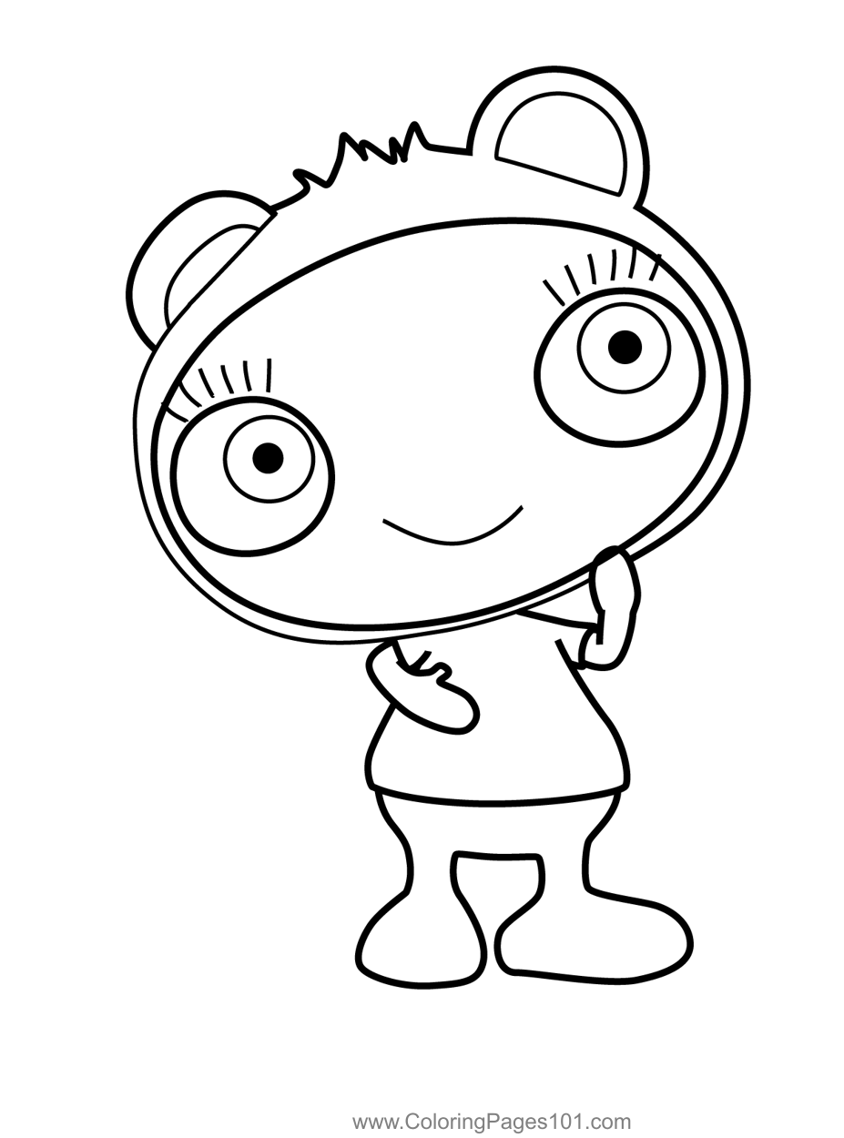 Nok Tok 3 Waybuloo Coloring Page for Kids - Free Waybuloo Printable ...