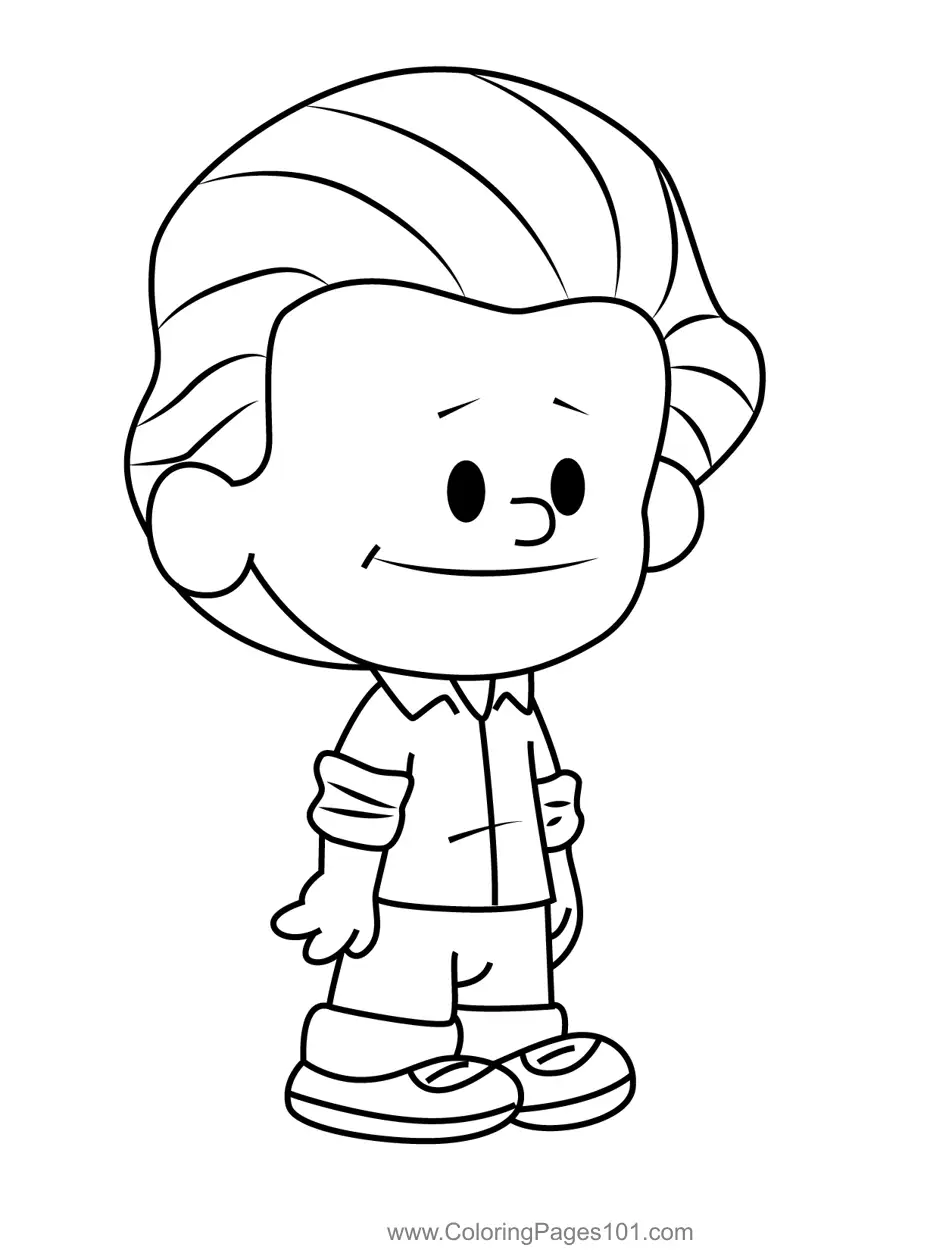 César Chávez Xavier Riddle and the Secret Museum Coloring Page for Kids ...