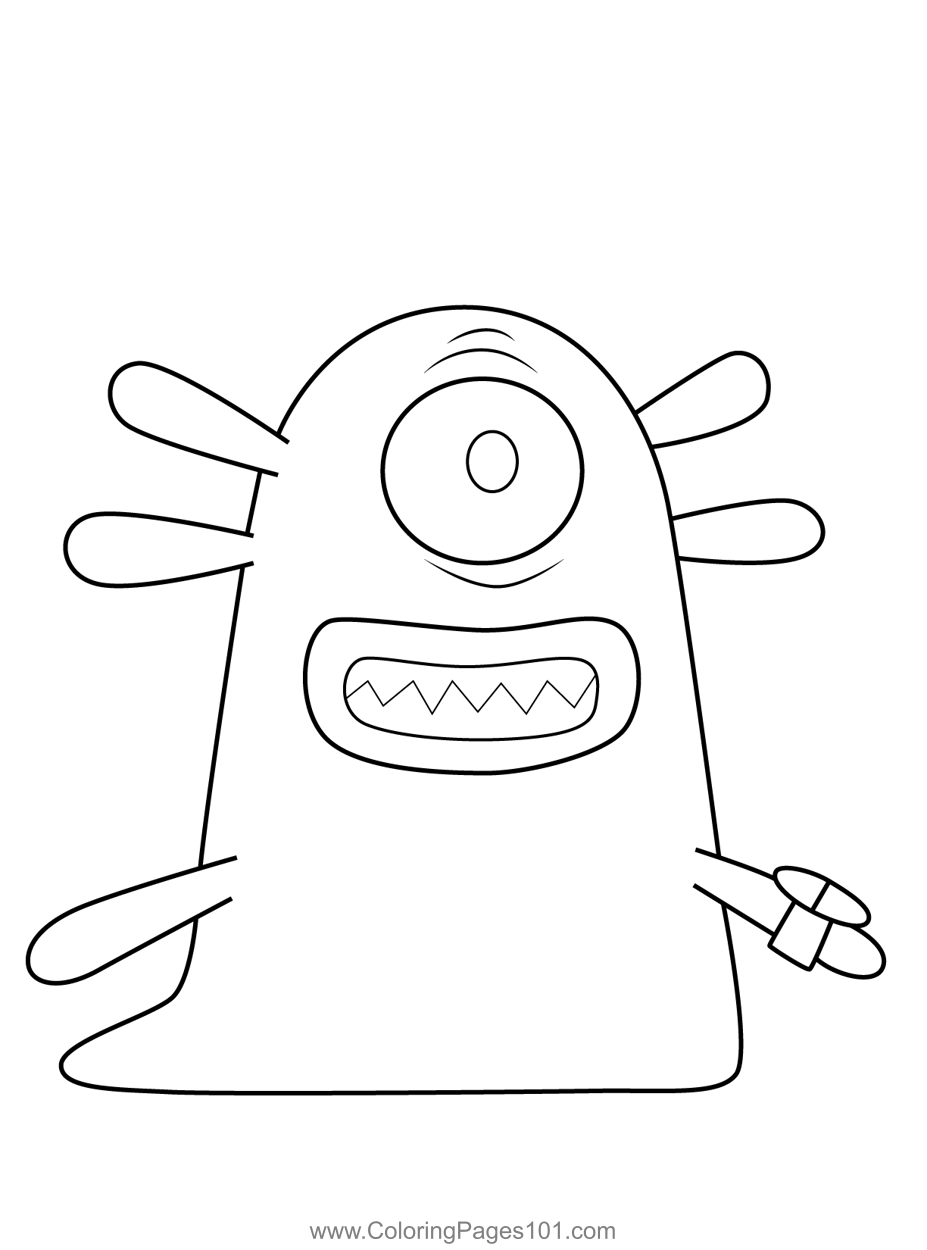Blobi Zig and Sharko Coloring Page for Kids - Free Zig and Sharko ...