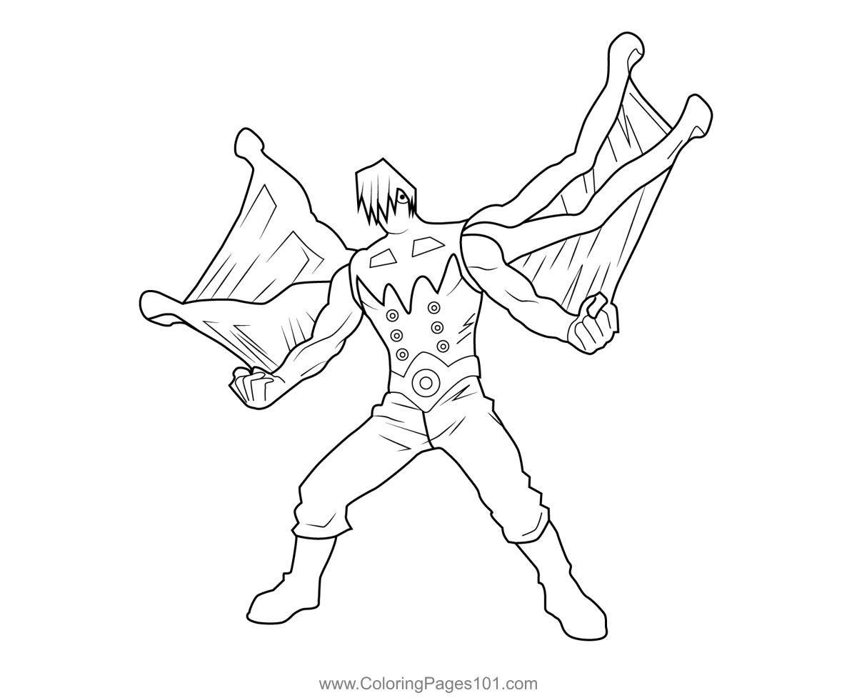 Mezo Shoji My Hero Academia Coloring Page for Kids - Free My Hero ...