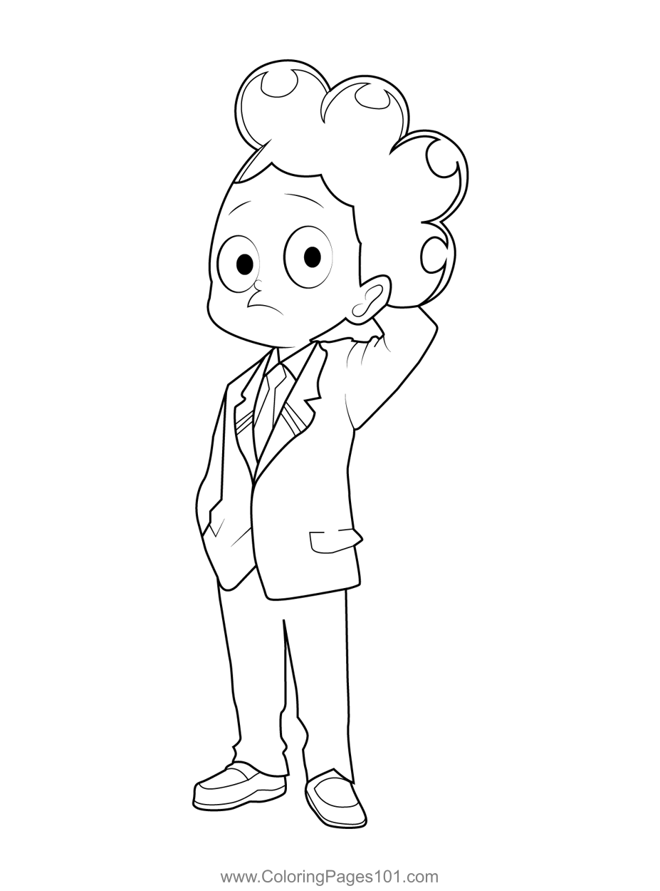 Minoru Mineta Student Uniform My Hero Academia Coloring Page for Kids ...