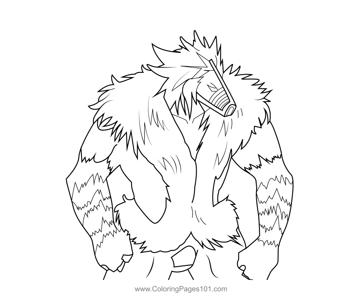 Ryo Inui My Hero Academia Coloring Page for Kids - Free My Hero ...