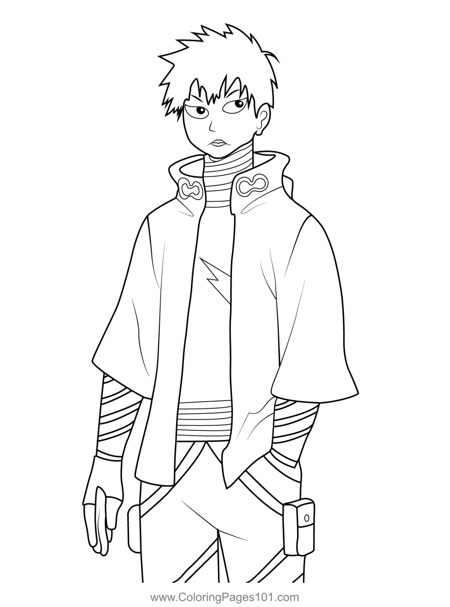 Sen Kaibara My Hero Academia Coloring Page for Kids - Free My Hero ...