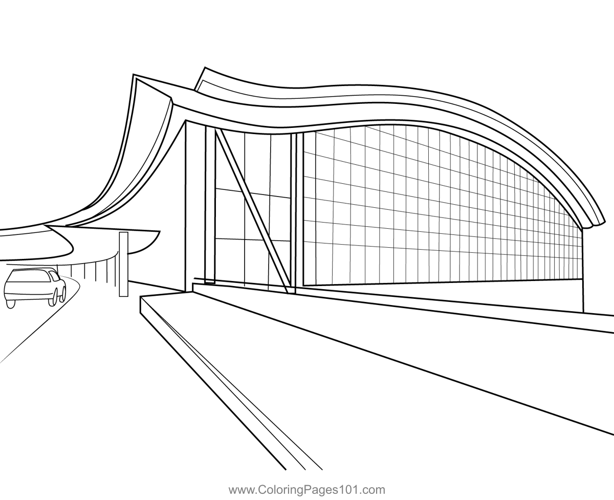 Lester B. Pearson Airport Coloring Page for Kids - Free Canada ...