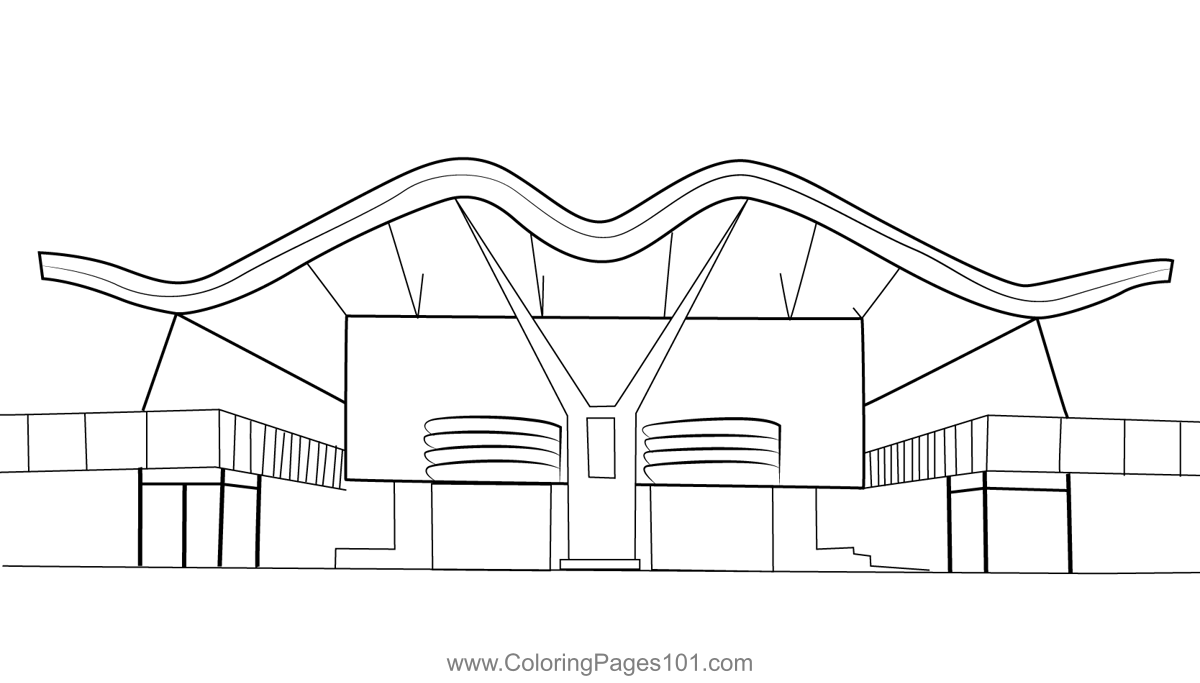 Barajas Airport Coloring Page for Kids - Free Spain Printable Coloring ...