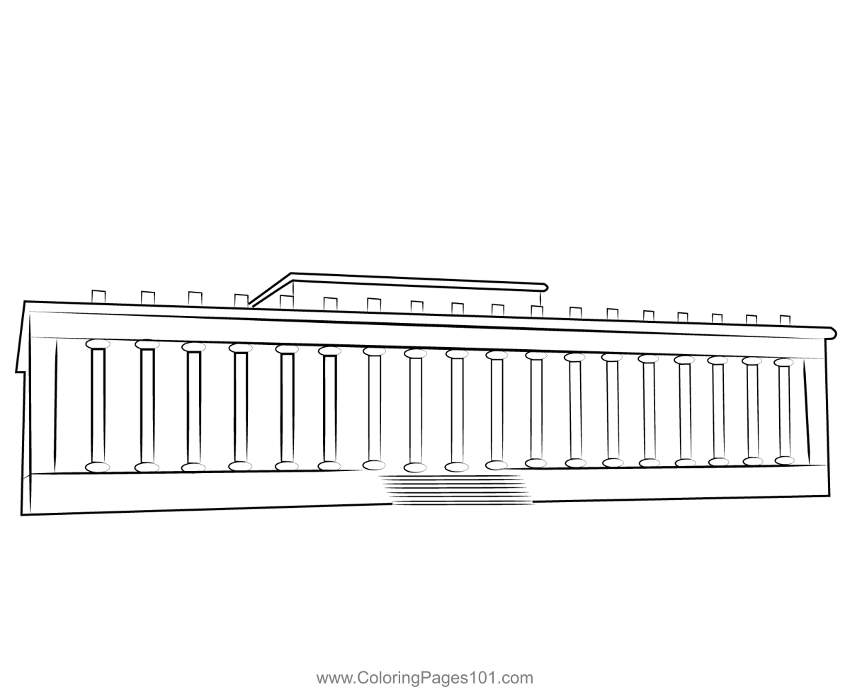 Museum Coloring Pages Craft Printable Edupics Sketch Coloring Page