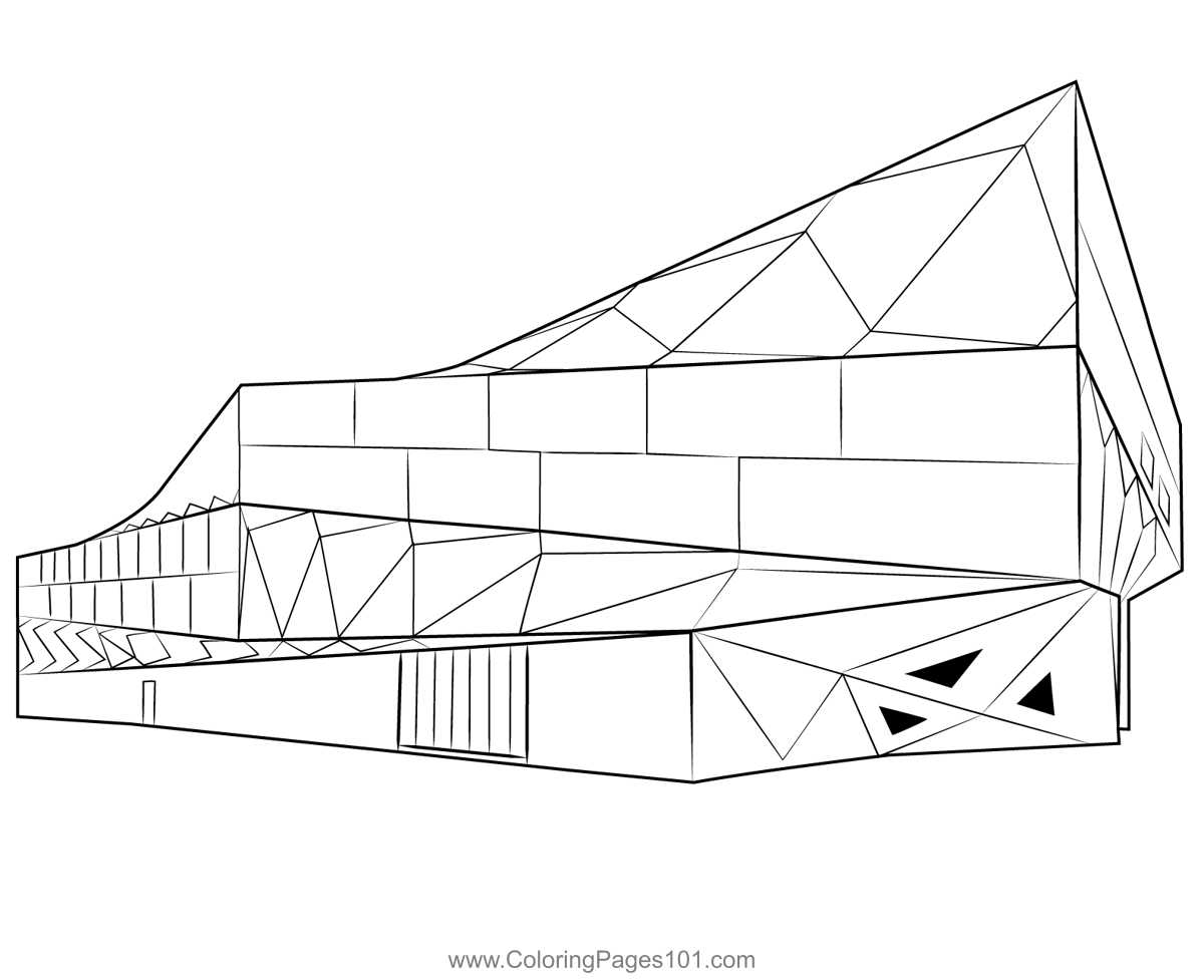 Museum 1 Coloring Page for Kids - Free Museums Printable Coloring Pages ...
