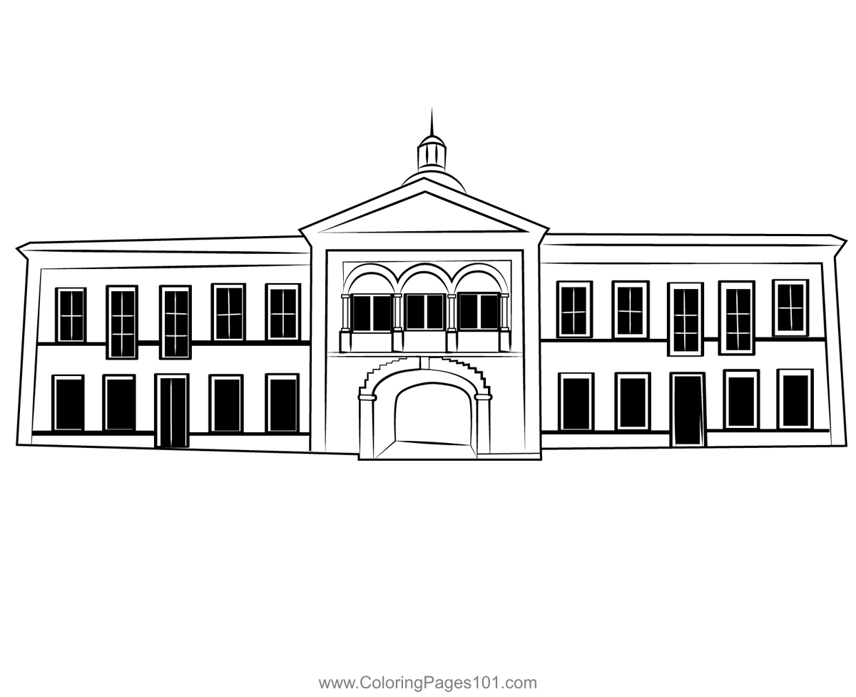 Museum 4 Coloring Page for Kids - Free Museums Printable Coloring Pages ...