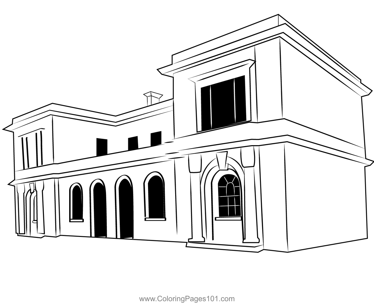 North Woolwich Old Station Museum Coloring Page for Kids - Free Museums ...