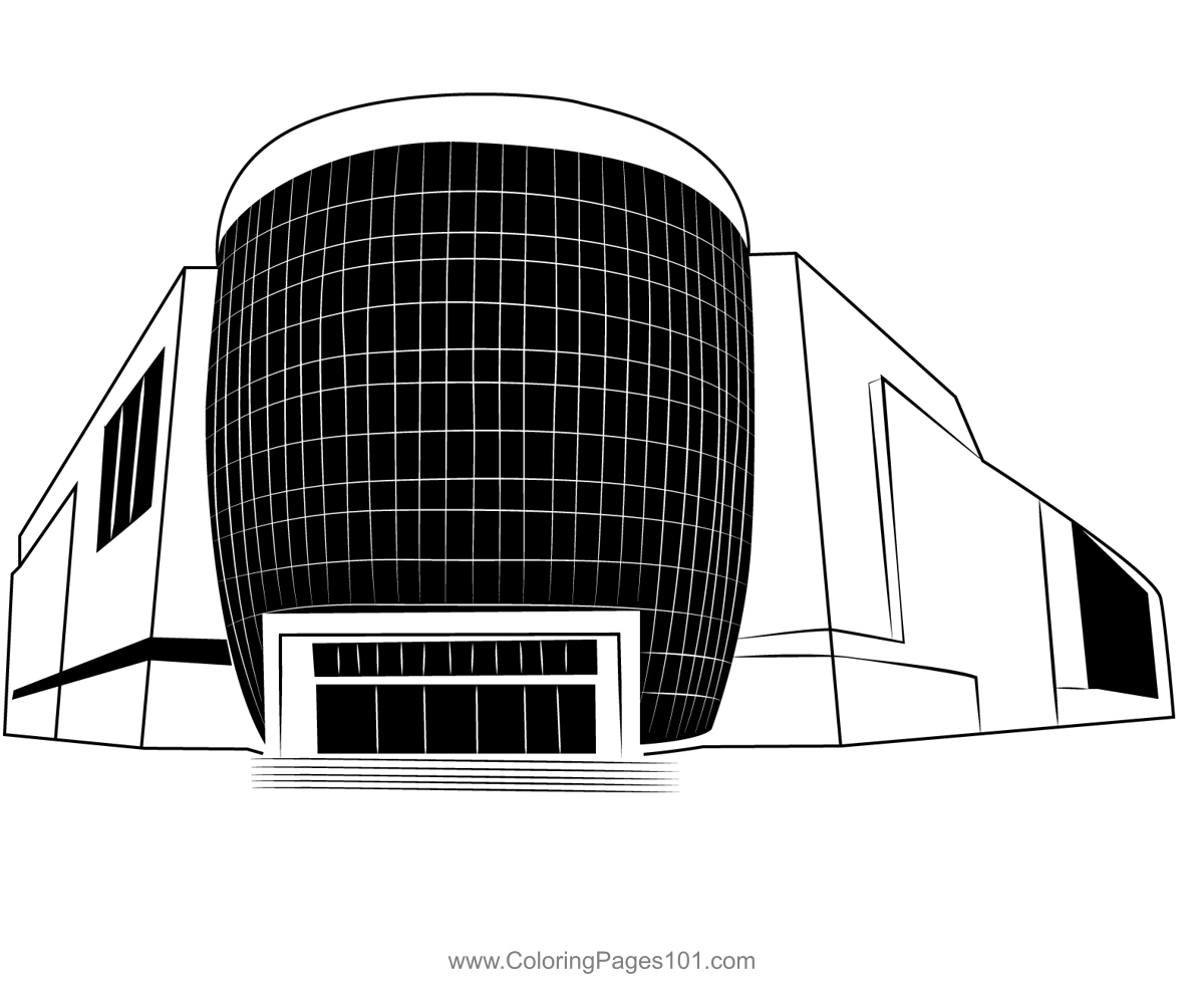 Shopping Mall Coloring Pages