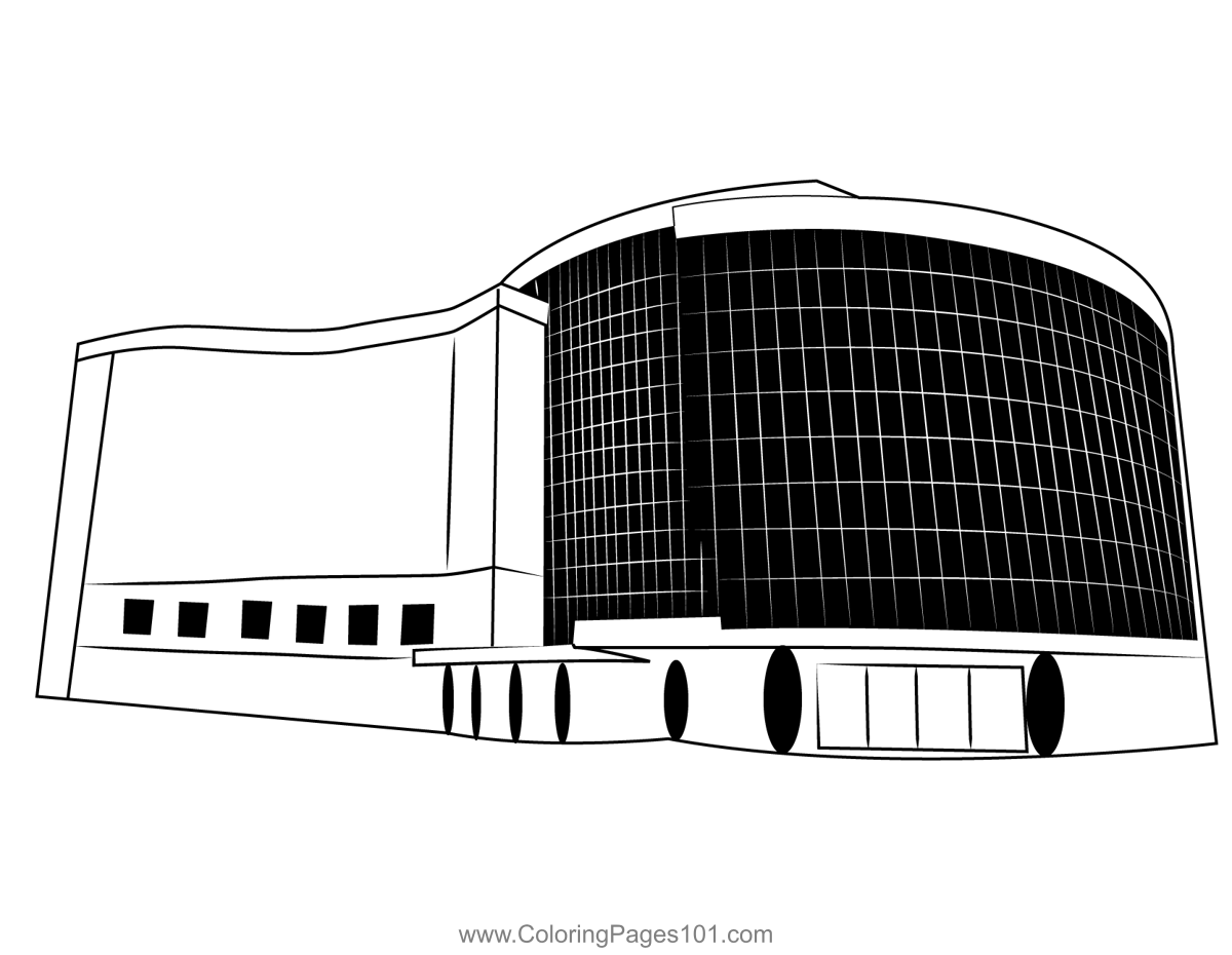 Shopping Mall 17 Coloring Page for Kids - Free Shopping Malls Printable ...