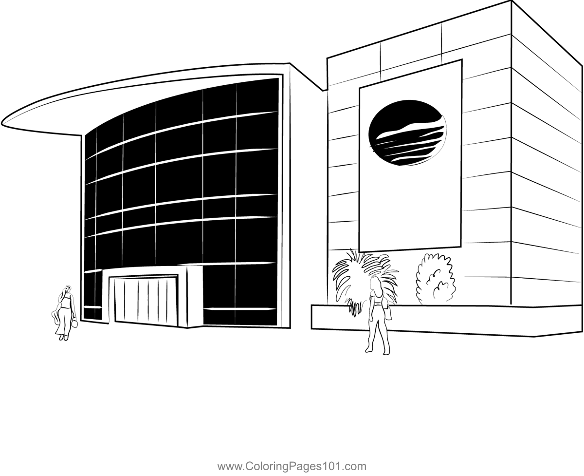 Shopping Mall Drawing For Kids