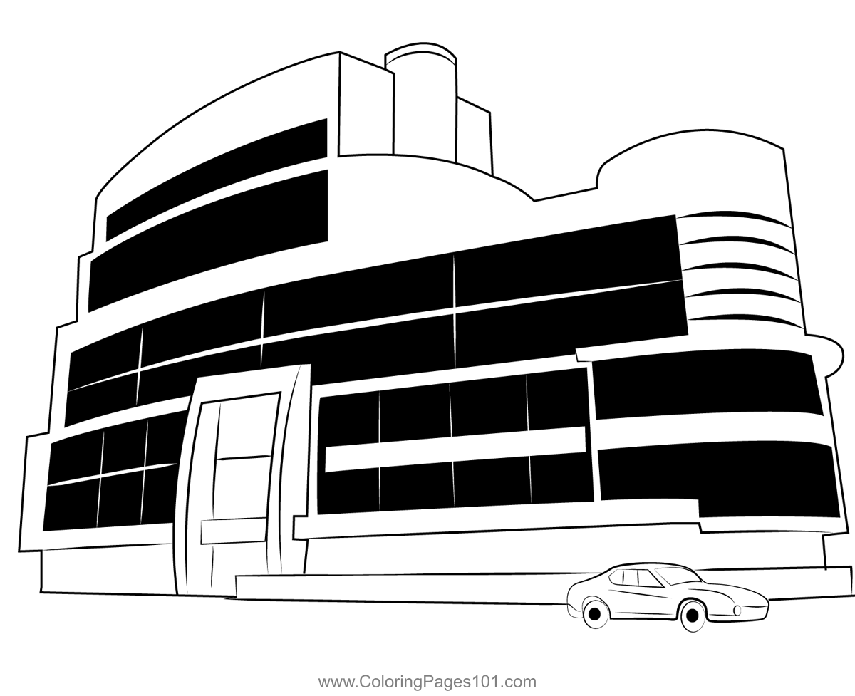 Shopping Mall 10 Coloring Page For Kids Free Shopping Malls Printable ...