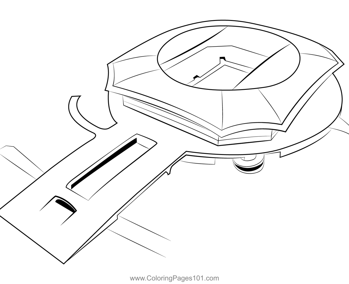 Stadium 6 Coloring Page for Kids - Free Stadiums Printable Coloring ...