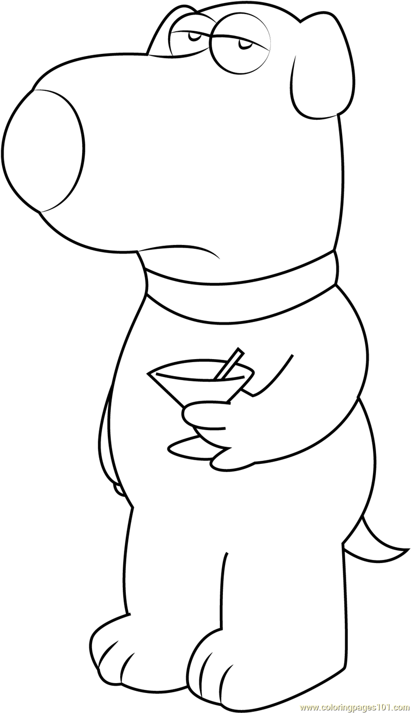 Brian Family Guy Drawing