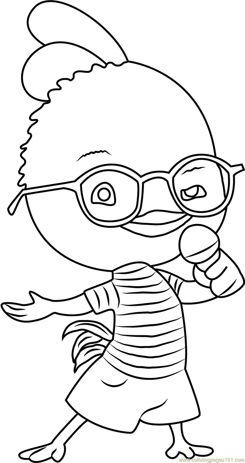Chicken Little Singing Song Coloring Page For Kids Free Chicken Chicken Little Singing Song Coloring Page For Kids Free Chicken