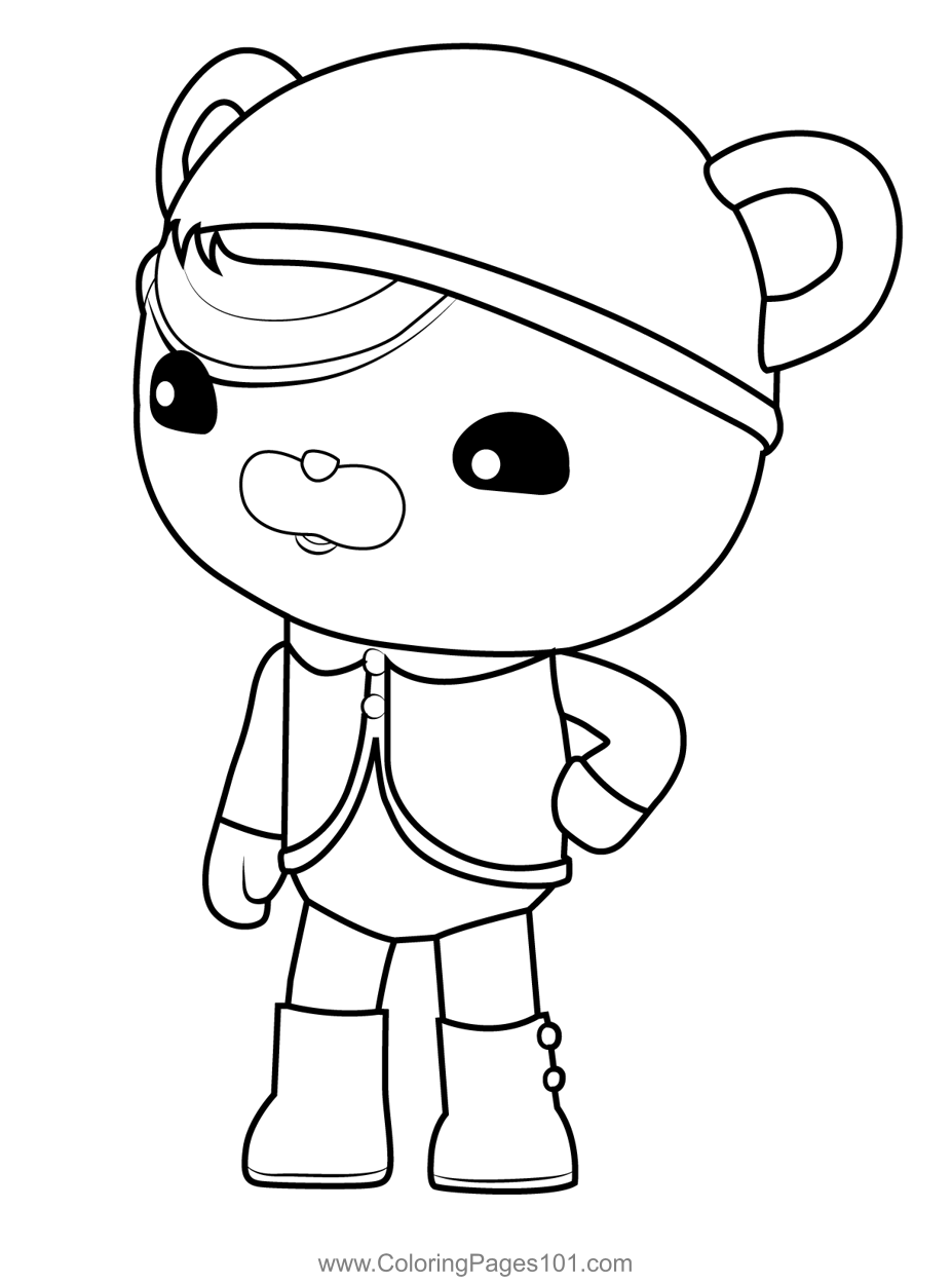 Bianca Octonauts Coloring Page for Kids - Free Octonauts Printable ...