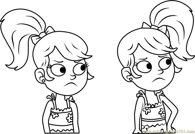 Pound Puppies Miffy and Tiffy Coloring Page for Kids - Free Pound ...