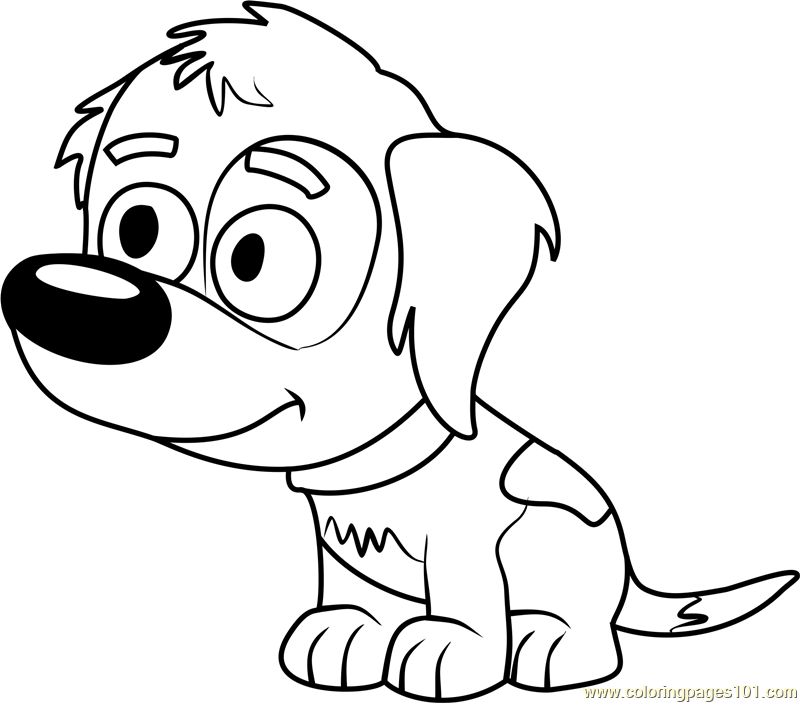 Pound Puppies Pupster Coloring Page for Kids - Free Pound Puppies ...