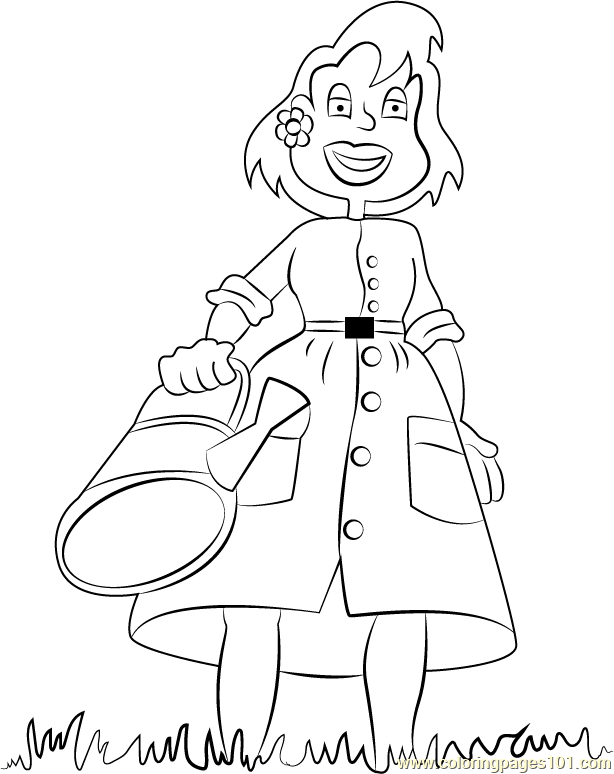Melinda Coloring Page for Kids - Free Rugrats Printable Coloring Pages ...