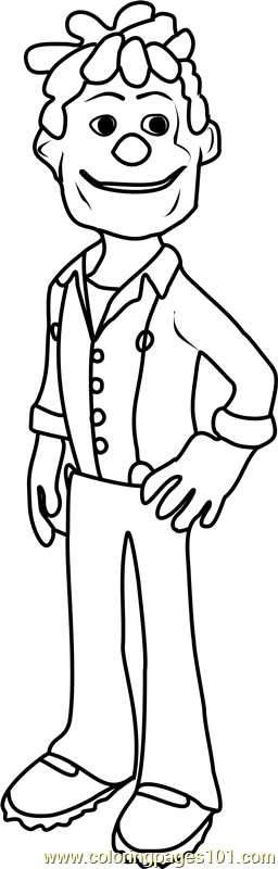 Mort Coloring Page for Kids - Free Sid the Science Kid Printable ...