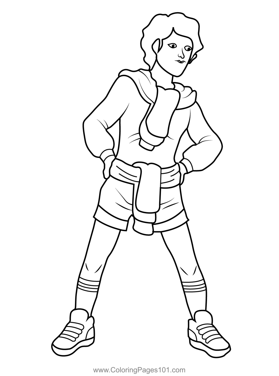 Carlton The Amazing World of Gumball Coloring Page for Kids - Free The ...