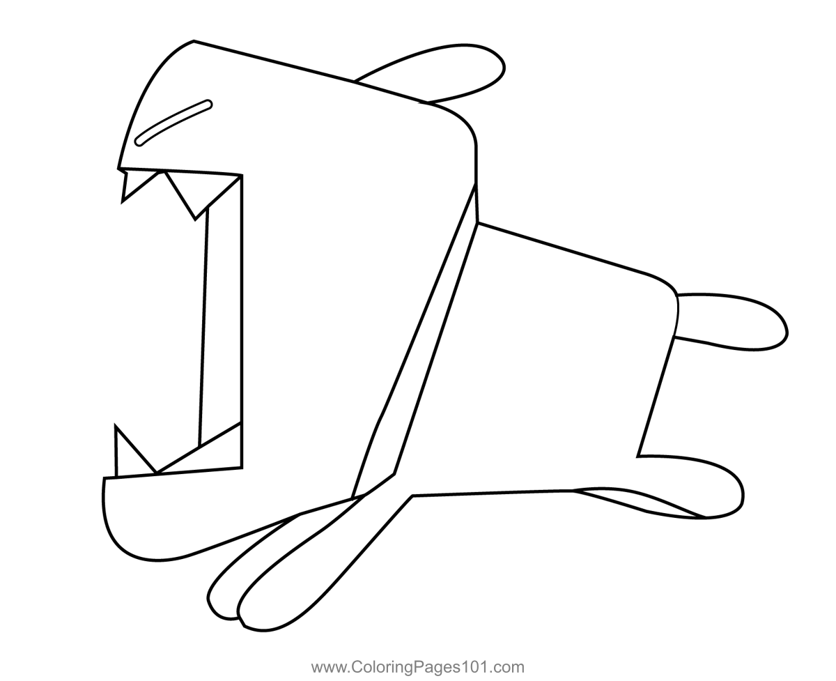 Cube dogs The Amazing World of Gumball Coloring Page for Kids - Free ...