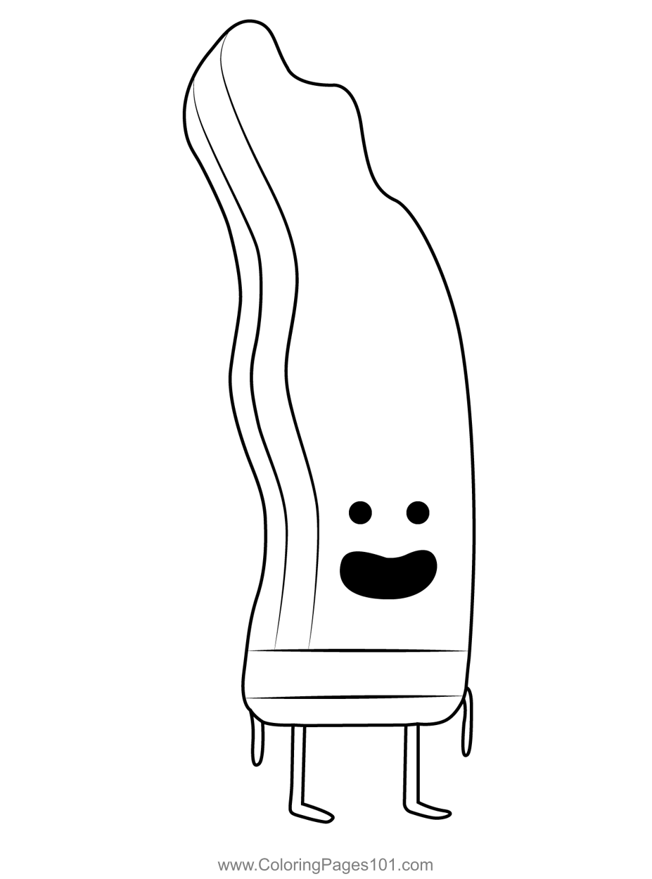 Exercise bacon The Amazing World of Gumball Coloring Page for Kids ...