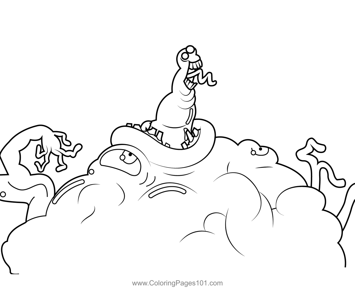 Gargaroth The Amazing World of Gumball Coloring Page for Kids - Free ...