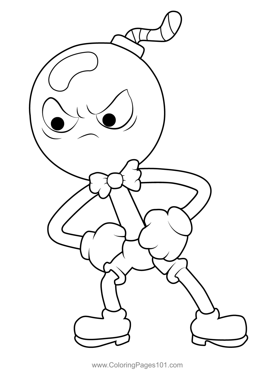 Coloring Gumba Sketch Coloring Page