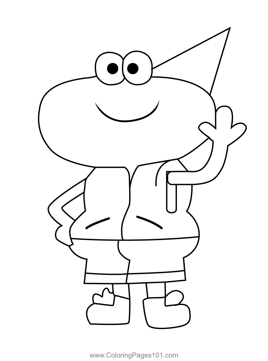 Timmy the Frog The Amazing World of Gumball Coloring Page for Kids ...