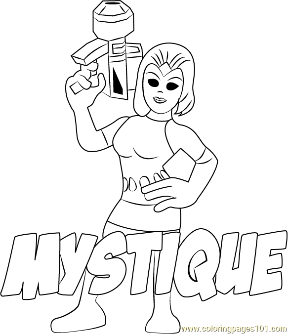 Mystique Coloring Page for Kids - Free The Super Hero Squad Show ...