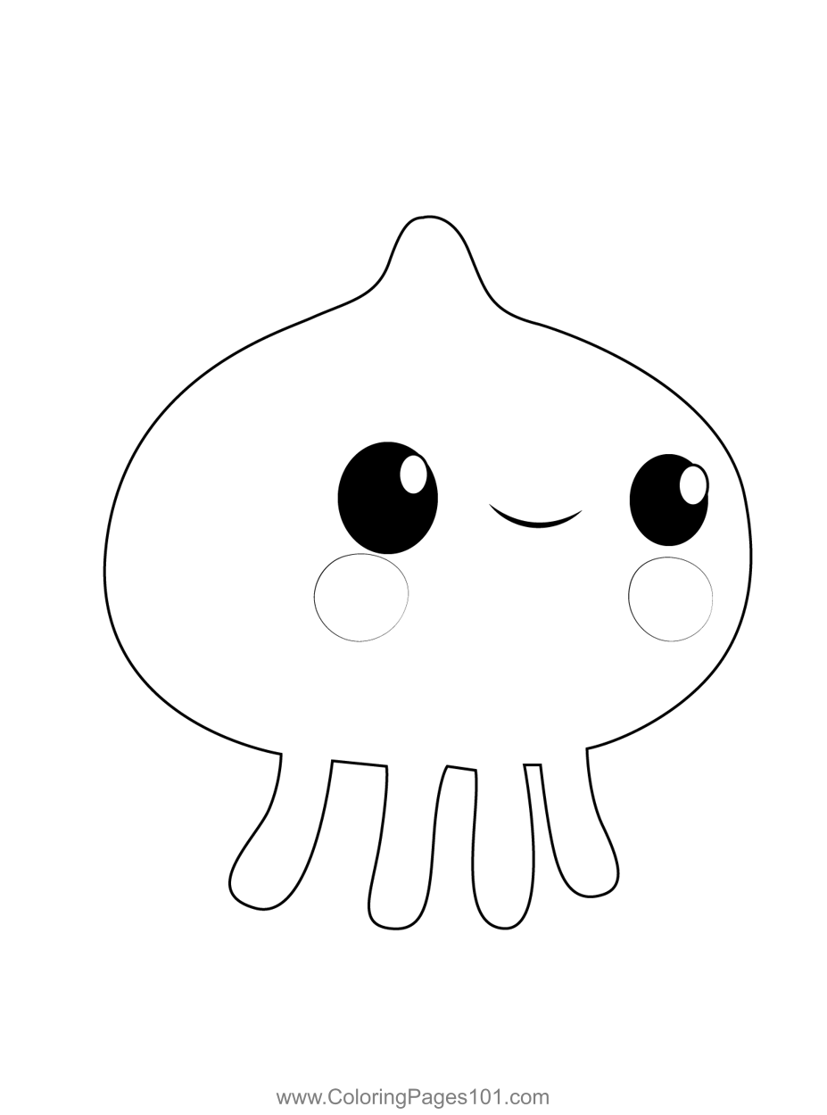 Squidzy True and the Rainbow Kingdom Coloring Page for Kids - Free True ...