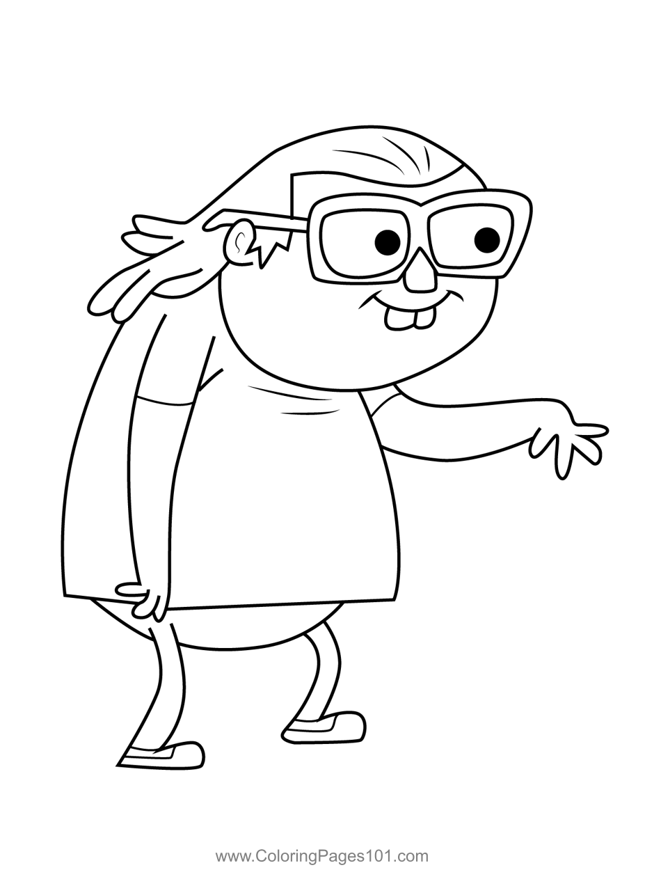 Cheesepuff Mike Uncle Grandpa Coloring Page for Kids - Free Uncle ...