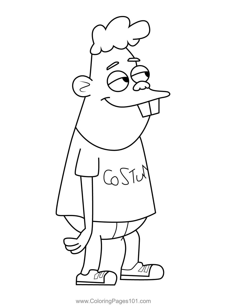 Chet Uncle Grandpa Coloring Page for Kids - Free Uncle Grandpa ...