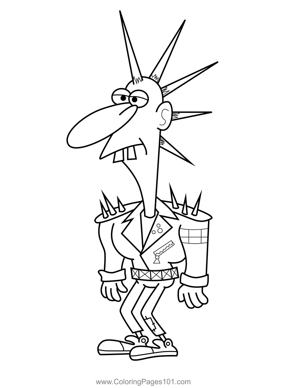 Kevin E. Peepants Uncle Grandpa Coloring Page for Kids - Free Uncle Grandpa Printable Coloring ...
