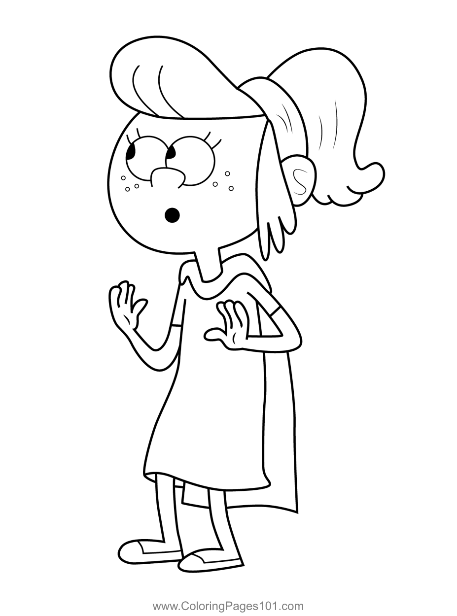 Kimmy Uncle Grandpa Coloring Page for Kids - Free Uncle Grandpa ...