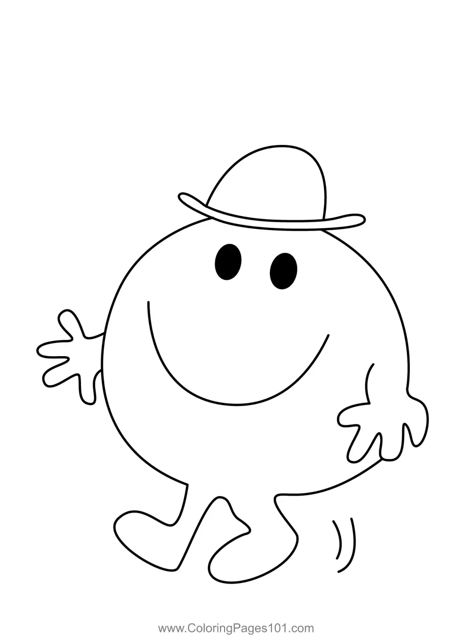 Mr. Small Coloring Page for Kids - Free Little Miss Hug Printable ...