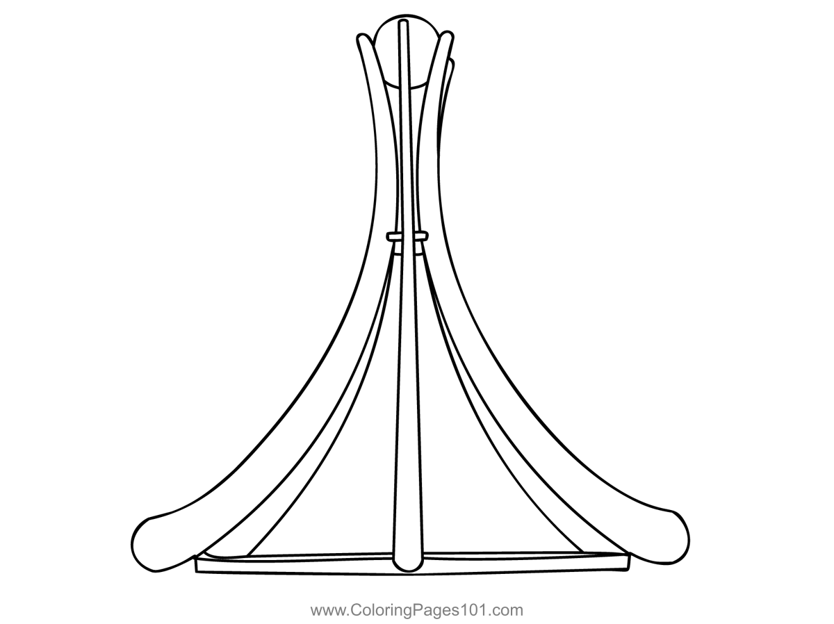 Bahrain Flag Coloring Page Coloring Pages