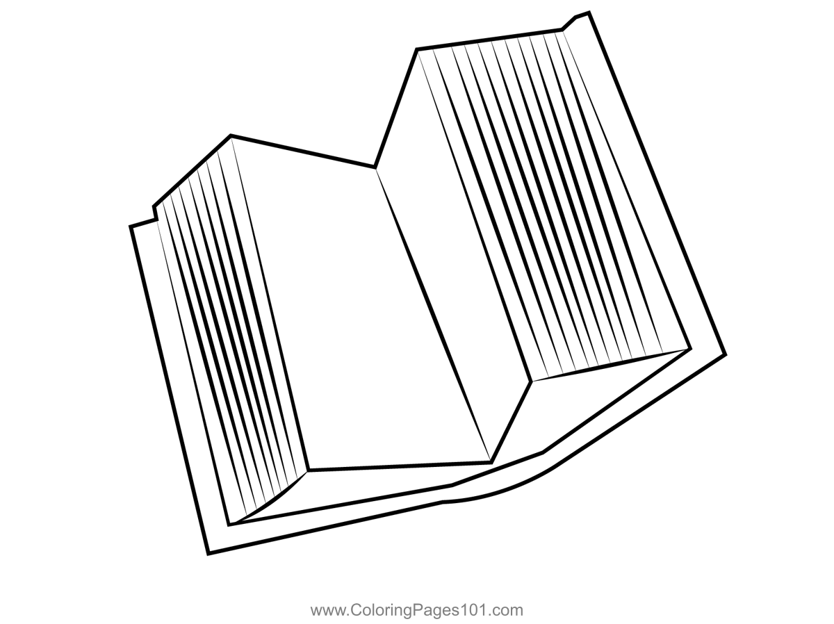 Old Big Book Coloring Page for Kids - Free Back to School Printable ...