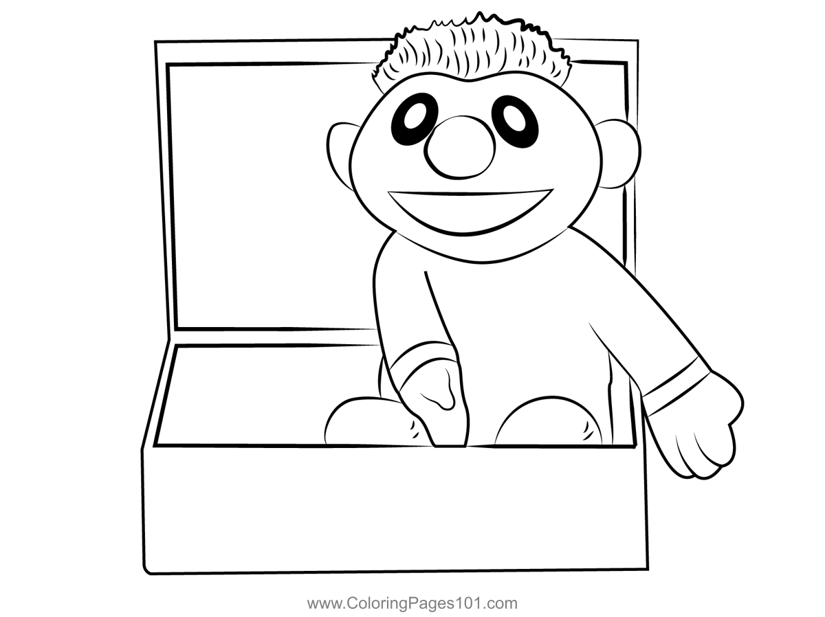 Cartoon In Briefcase Coloring Page for Kids - Free Briefcases Printable ...