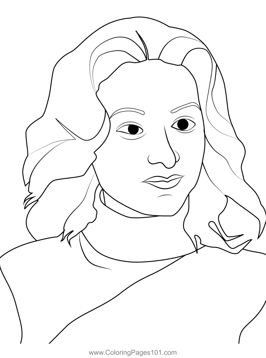 Carol Perkins Stranger Things Coloring Page for Kids - Free Stranger ...