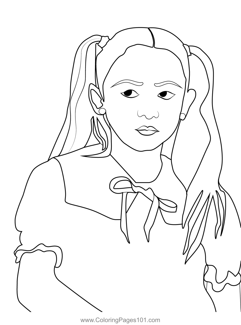 Holly Wheeler Stranger Things Coloring Page for Kids - Free Stranger ...