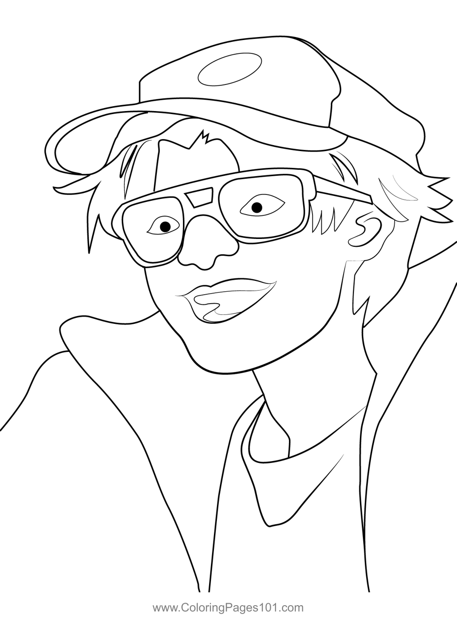 Joey Kim Stranger Things Coloring Page for Kids - Free Stranger Things ...