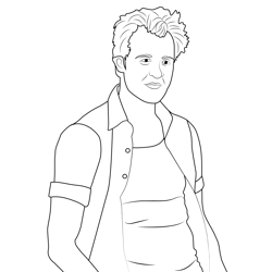 Lonnie Byers Stranger Things Coloring Page for Kids - Free Stranger ...